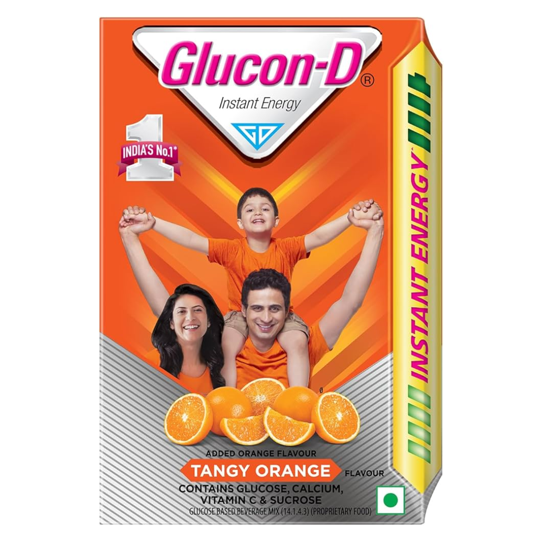 GLUCON – D TANGY ORANGE GLUCOSE POWDER 125g – P Mart